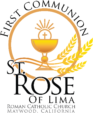 First Communion Logo – Saint Rose of Lima Catholic Church